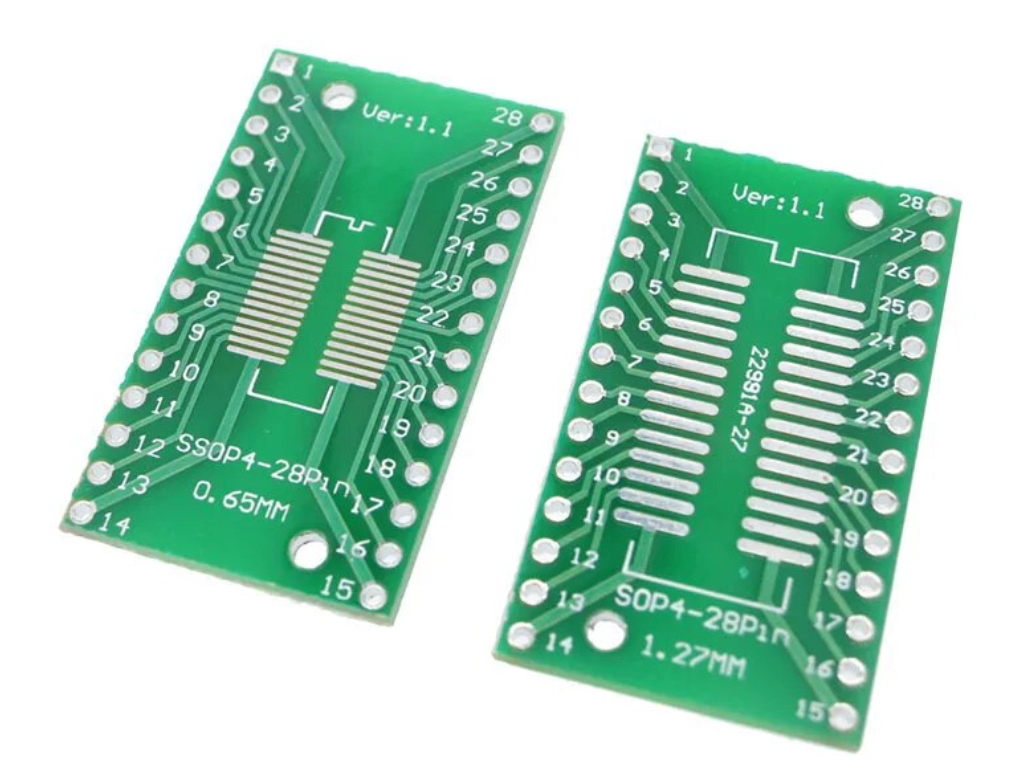 28 Pin SMD SOP/TSSOP To DIP Converter – Syd Heresy DIY